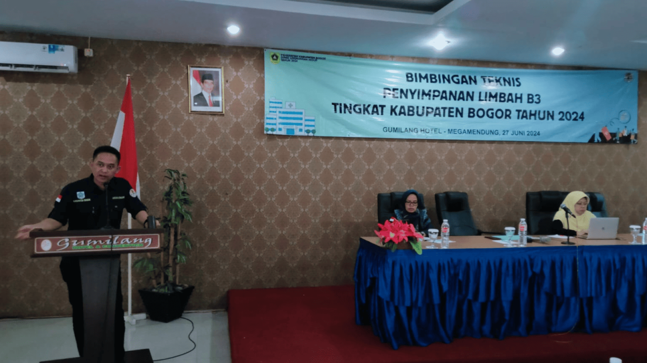 Bimbingan Teknis Penyimpanan Limbah B3 | Dinas Lingkungan Hidup Kab. Bogor