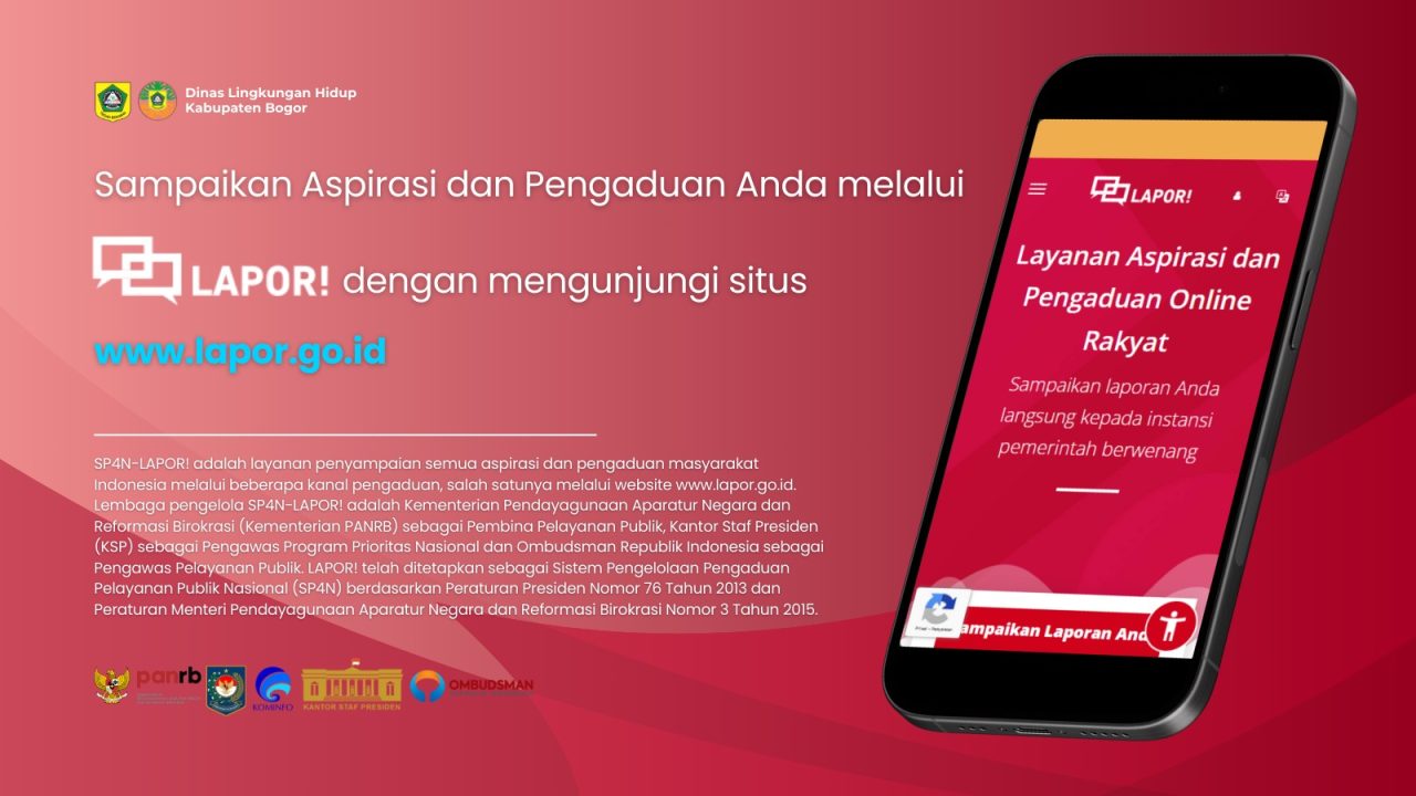 SP4N LAPOR | Dinas Lingkungan Hidup Kab. Bogor